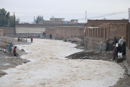 Afghans Enjoy Spell Rain Kandahar Afghanistan Editorial Stock Photo ...