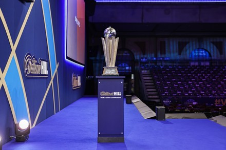 World Darts Championship Trophy During Pdc Editorial Stock Photo ...