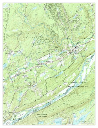 Usa Timeless Maps Bushkill Pennsylvania Map Editorial Stock Photo ...