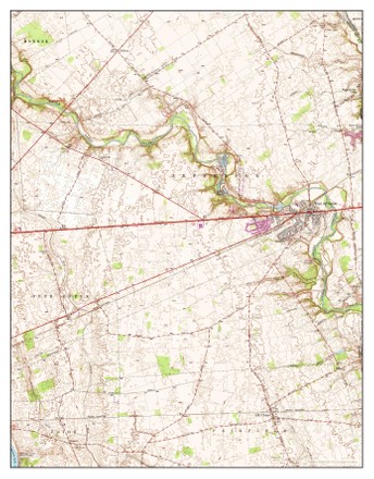 Usa Timeless Maps West Jefferson Ohio Editorial Stock Photo - Stock ...