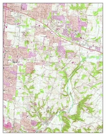 Usa Timeless Maps Bellbrook Ohio Map Editorial Stock Photo - Stock ...