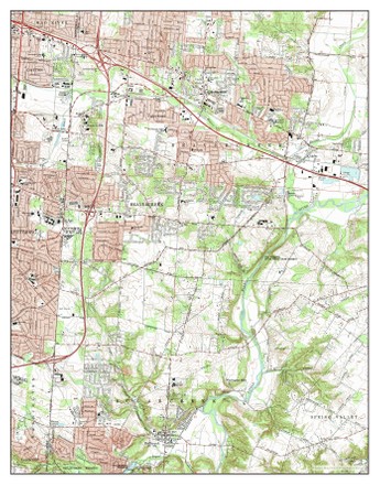 Usa Timeless Maps Bellbrook Ohio Map Editorial Stock Photo - Stock ...