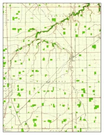 Usa Timeless Maps Malinta Ohio Map Editorial Stock Photo - Stock Image ...