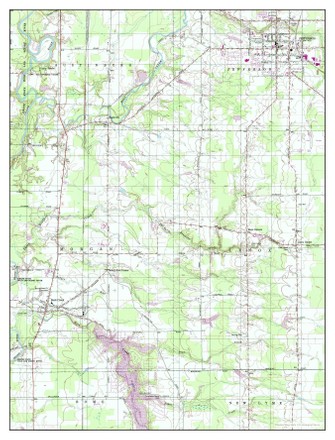 Usa Timeless Maps Jefferson Ohio Map Editorial Stock Photo - Stock ...