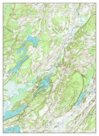 Usa Timeless Maps Muskellunge Lake New Editorial Stock Photo - Stock ...