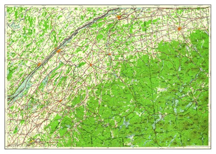 Usa Timeless Maps Ogdensburg New York Editorial Stock Photo - Stock ...