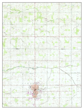 Usa Timeless Maps Ada Ohio Map Editorial Stock Photo - Stock Image ...