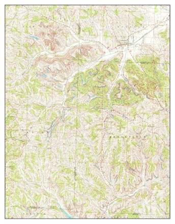 Usa Timeless Maps Cumberland Ohio Map Editorial Stock Photo - Stock ...