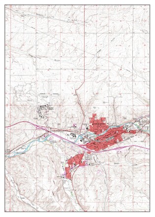 Usa Timeless Maps Pendleton Oregon Map Editorial Stock Photo - Stock ...
