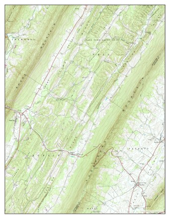 Usa Timeless Maps Shade Gap Pennsylvania Editorial Stock Photo - Stock ...
