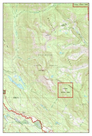 Usa Timeless Maps Bull Lake Montana Editorial Stock Photo - Stock Image ...