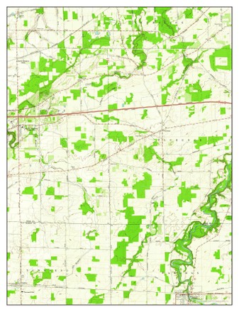 Usa Timeless Maps Berlin Heights Ohio Editorial Stock Photo - Stock ...