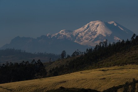 View On Snowy Chimborazo Highest Mountain Editorial Stock Photo - Stock ...