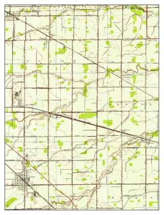 Usa Timeless Maps Genoa Ohio Map Editorial Stock Photo - Stock Image ...