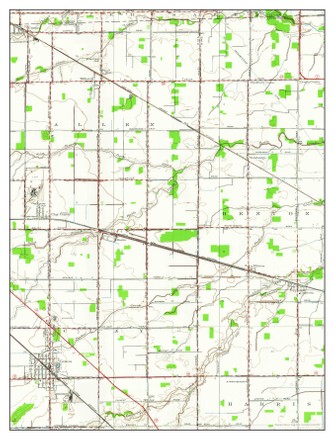 Usa Timeless Maps Genoa Ohio Map Editorial Stock Photo - Stock Image ...