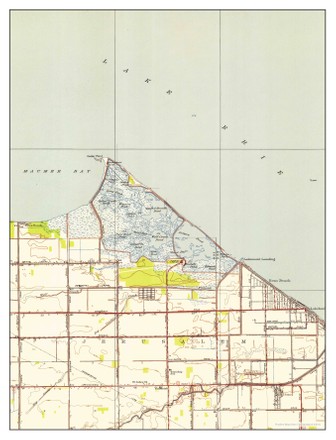 Usa Timeless Maps Reno Beach Ohio Editorial Stock Photo - Stock Image ...