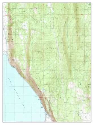 Usa Timeless Maps Modoc Point Oregon Editorial Stock Photo - Stock ...