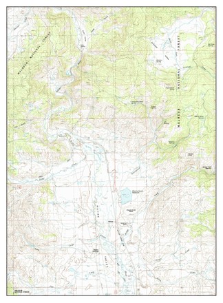 Usa Timeless Maps Silvies Oregon Map Editorial Stock Photo - Stock ...