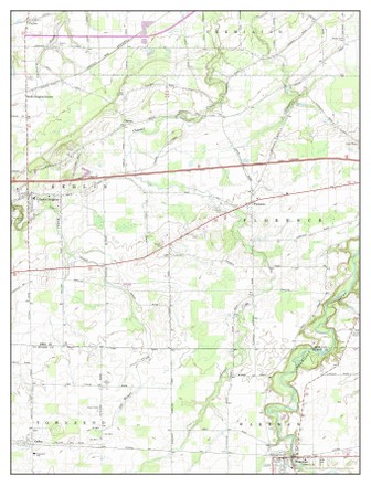 Usa Timeless Maps Berlin Heights Ohio Editorial Stock Photo - Stock ...