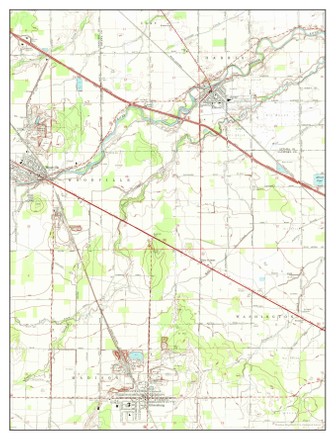 Usa Timeless Maps Elmore Ohio Map Editorial Stock Photo - Stock Image ...