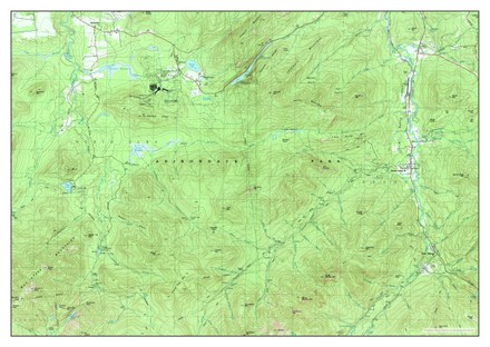 Usa Timeless Maps Keene Valley New Editorial Stock Photo - Stock Image ...