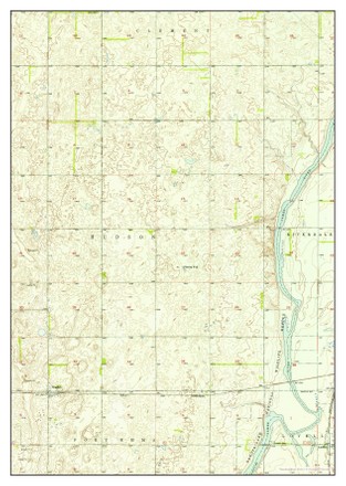 Usa Timeless Maps Guelph North Dakota Editorial Stock Photo - Stock ...