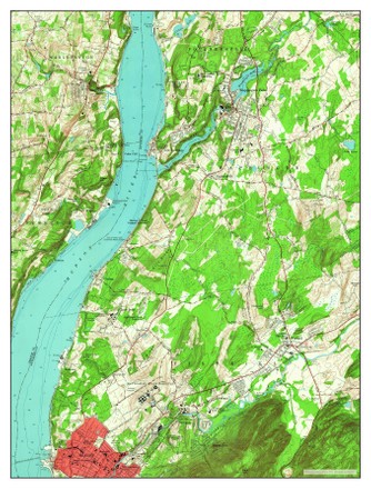 Usa Timeless Maps Wappingers Falls New Editorial Stock Photo - Stock ...