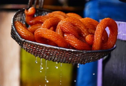 Sweet Maker Shows Mushabak Traditional Syrian Editorial Stock Photo ...