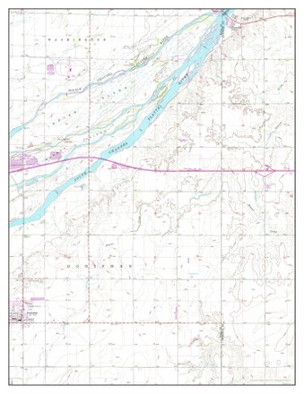 Usa Timeless Maps Doniphan Nebraska Map Editorial Stock Photo - Stock ...