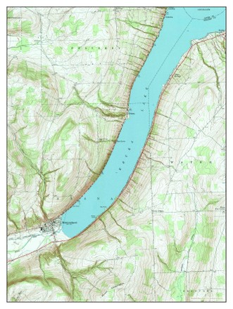 Usa Timeless Maps Hammondsport New York Editorial Stock Photo - Stock ...