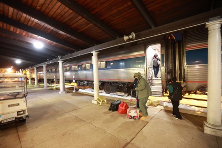 delayed amtrak train arrives 28 hours late Stock Photos (Exclusive ...