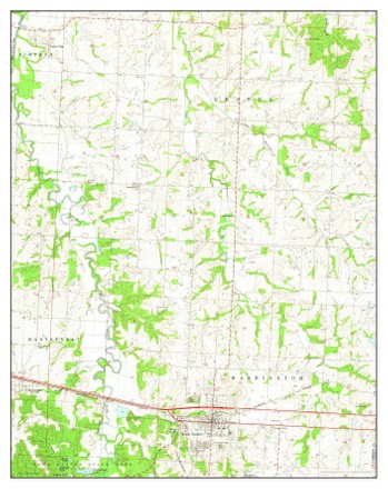 Usa Timeless Maps Knob Noster Missouri Editorial Stock Photo - Stock ...