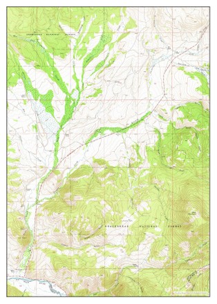 Usa Timeless Maps Lincoln Gulch Montana Editorial Stock Photo - Stock ...