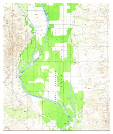 Usa Timeless Maps Cibola Arizona Map Editorial Stock Photo - Stock ...