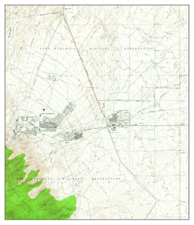 Usa Timeless Maps Fort Huachuca Arizona Editorial Stock Photo - Stock ...
