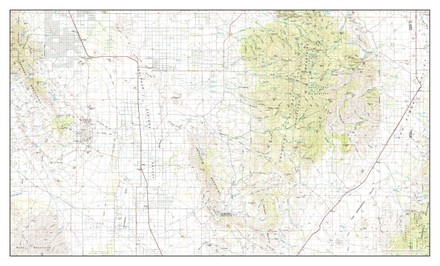 Usa Timeless Maps Chiricahua Peak Arizona Editorial Stock Photo - Stock ...