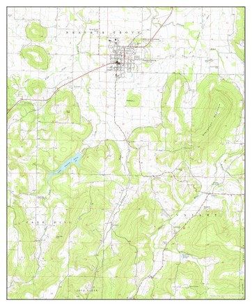 Usa Timeless Maps Prairie Grove Arkansas Editorial Stock Photo - Stock ...
