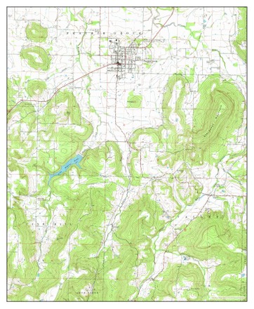 Usa Timeless Maps Prairie Grove Arkansas Editorial Stock Photo - Stock ...