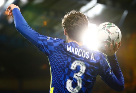 MARCOS ALONSO CHELSEA PREPARES TAKE THROW Editorial Stock Photo - Stock ...