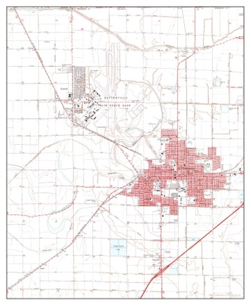 Usa Timeless Maps Blytheville Arkansas Map Editorial Stock Photo ...