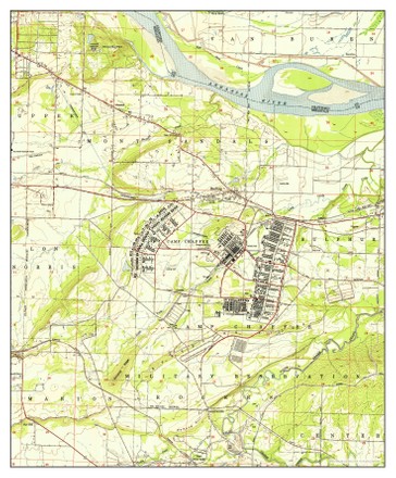 Usa Timeless Maps Barling Arkansas Map Editorial Stock Photo - Stock ...