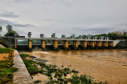 Polgolla Barrage Erroneously Known Polgolla Dam Editorial Stock Photo ...