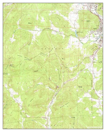 Usa Timeless Maps Ironton Missouri Map Editorial Stock Photo - Stock ...