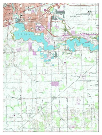 Usa Timeless Maps Ypsilanti East Michigan Editorial Stock Photo - Stock ...