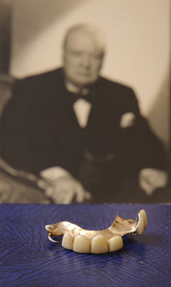 Sir Winston Churchills False Teeth Estimated Editorial Stock Photo ...