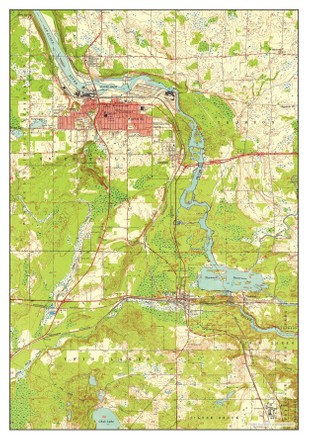 Usa Timeless Maps Cloquet Minnesota Map Editorial Stock Photo - Stock ...
