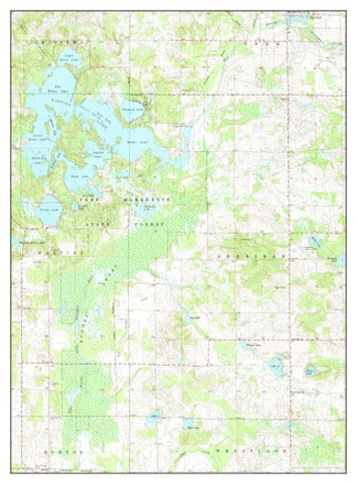 Usa Timeless Maps Mecosta Michigan Map Editorial Stock Photo - Stock ...