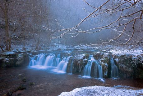Lathkill Waterfall Peak District England Britain Editorial Stock Photo ...