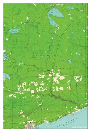 Usa Timeless Maps Grand Marais Minnesota Editorial Stock Photo - Stock ...