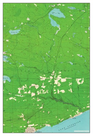 Usa Timeless Maps Grand Marais Minnesota Editorial Stock Photo - Stock ...